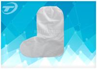 China SMS fabric Disposable Shoe Covers boot Dustproof And Waterproof for sale