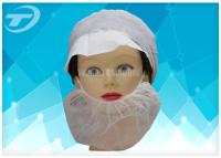 China Polyester Disposable Face Mask With Ear Loops Beard Cover Double Elastic for sale