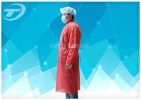 China Medical Disposable Lab Coat Breathable Nonwoven Shirt Collar Knitted Cuff 30-65g S-5XL for sale