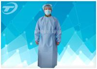 China PP Nonwoven Disposable Hospital Gown with Tie Closure 120x140cm for sale