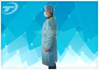 China Non Woven Protective Spunbonded Disposable Isolation Gowns Polypropylene 120*140cm for sale