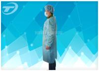 China Disposable Medical Isolation Gown 18-40gsm Nonwoven with Knitted Cuff CE ISO for sale