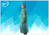 China Blue PP 115*137 Cm Nonwoven Disposable Protective Gowns Soft Hand Feeling for sale