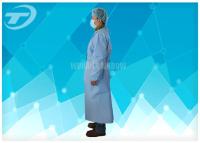 China PP Coated PE Waterproof Disposable Isolation Gowns Unisex With Different Size for sale
