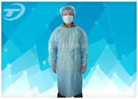 China PP Coated PE Waterproof Disposable Isolation Gowns Unisex With Different Size for sale