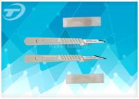 China Sterilized Disposable Scalpel Carbon Steel Blade Gamma Radiation Size 10 11 12 13 14 15 for sale
