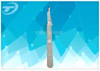China Sterile Disposable Scalpel Stainless Steel Blade Plastic Handle CE ISO Sizes 10-36 for sale