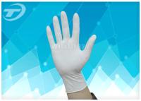 China Medical Disposable Latex Examination Gloves Powder and Powder Free 4mil S M L XL for sale