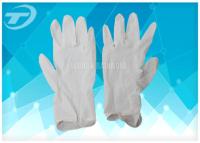 China Latex Examination Medical Disposable Gloves Cream White Single Use for sale