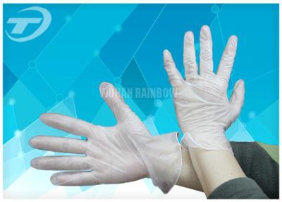 China Disposable Clear Vinyl Examination Gloves Powder Free Latex Free CE ISO S M L XL for sale
