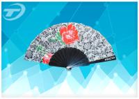 China Promotion Plastic Folding Hand Fans / Custom Wedding Hand Fans for sale