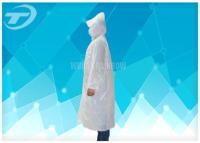 China Disposable PE Plastic Raincoat 0.02mm Thickness Food Grade for Children and Adults for sale