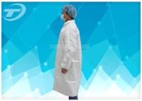 China Disposable PP SMS Medical Protective Lab Coat Lightweight 30-65g S-5XL for sale