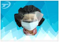 China Disposable  face mask 3 ply earloop with protective eye cover for sale