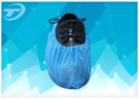 China Blue Anti-Skid PP Non Woven Disposable Shoe Covers 40x15cm Sterile Comfortable for sale