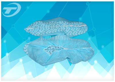China Disposable Non Woven PP Blue Surgical Shoe Cover 15x41cm Anti Skid Medical Use for sale