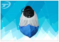 China Disposable Anti Skid Shoe Covers PP CPE Coated Non Woven 40x16cm Food Processing for sale