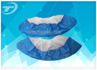 China PE Coated SPP Disposable Shoe Covers Slip Resistant 42 X 16cm for sale