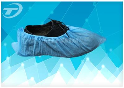 China OEM Blue SPP Nonwoven Disposable Shoe Covers 15x39cm for Protection for sale