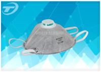 China EN149 Certified Disposable Respirator Face Mask with Valve 3 Ply FFP3 Filtration for sale