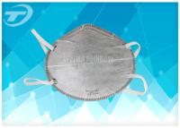 China Gray Respirator Dust Mask Ffp2 With Activated Carbon , Single Use EN149 Certified for sale