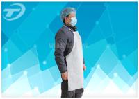 China 25gsm Polypropylene Spunbond Disposable Plastic Aprons Breathable Single Use for sale