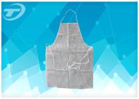 China Disposable HDPE Waterproof Apron White 80x140cm CE ISO Certified for sale
