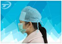 China Disposable Surgical Caps 18gsm to 30gsm Dustproof Non Woven Polypropylene for sale