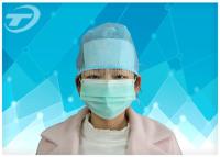 China Disposable Surgical Caps 18gsm to 30gsm Dustproof Non Woven Polypropylene for sale