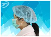 China Medical Disposable Nonwoven Spunlace Mesh Scrub Caps Bouffant Cap 21 Inch 24 Inch for sale