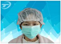 China Blue Disposable Surgical Cap PP SMS with Ties Back 61x14cm for Doctor for sale