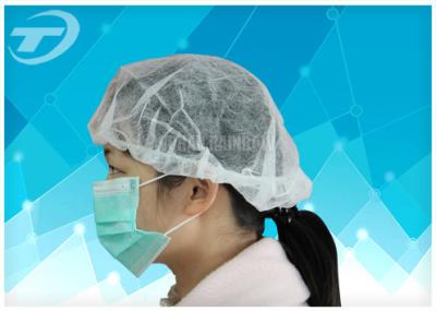 China Blue Disposable Surgical Cap PP SMS with Ties Back 61x14cm for Doctor for sale
