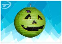 China Custom Printed Hanging Paper Lanterns For Halloween Party And Decoration for sale