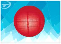 China Traditional Hanging Paper Lanterns 8-16 Inch Wedding Decoration Rice Paper Metal Wire for sale