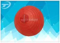 China Plain Colors Hanging Paper Ball Lantern In 8