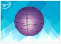 China Custom Printed Pink Paper Lanterns , Colorful Paper Party Lanterns for sale