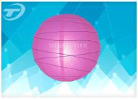 China Traditional Hanging Paper Lanterns 8-16 Inch Wedding Decoration Rice Paper Metal Wire for sale