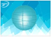 China Traditional Hanging Paper Lanterns 8-16 Inch Wedding Decoration Rice Paper Metal Wire for sale