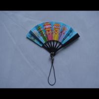 China Promotional Mini Folding Hand Fans With Bamboo Or Plastic Frame for sale