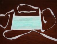 China Disposable Nonwoven 3 Ply Face Mask with Ear Loops 17x9.5cm 50pcs per Box for sale