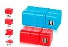 China Removable Combined European Travel Adapter Plug With USB Power Outlet  for sale