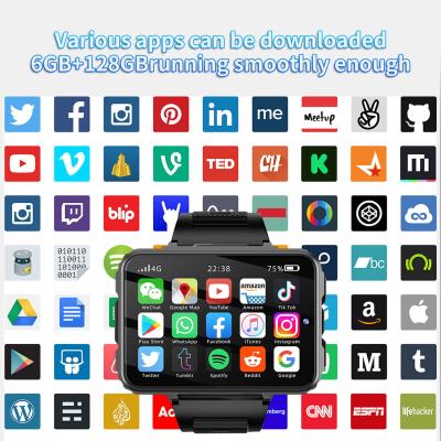 China VP999 Smart Watch 6 128GB Memory Heart Rate Support Android OS 1500 mAh Battery Video 4G WiFi GPS APP Dual Camera for sale
