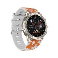 China Round Shape Smart Watch with AI Voice Assistant Bluetooth Call Altitude Pressure Compass and Health Monitoring for sale