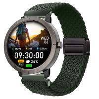 China DM76 Sport Smart Watch GPS Ultra-thin 1.32'' AMOLED BT Call 50M Waterproof Compass Heart Rate for sale