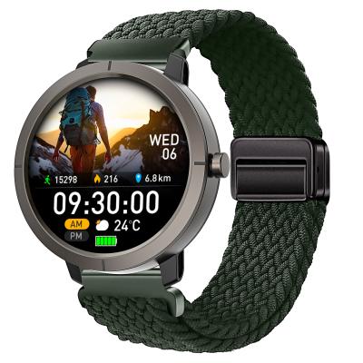 China DM76 Sport Smart Watch GPS Ultra-thin 1.32'' AMOLED BT Call 50M Waterproof Compass Heart Rate for sale