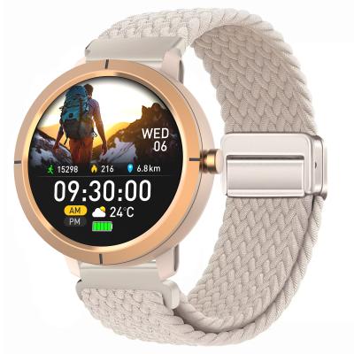 China Woman Man Dual band GPS Smart Watch , 5ATM Waterproof SmartWatch Magnetic Charging for sale