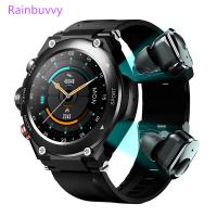 China Upgrade Your Active Lifestyle with TWS Smart Watch Wireless Earbuds and Fitness Tracker Rainbuvvy T96 silver for sale