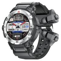 China Full Touch Screen TWS Smart Watch Explosion Proof Glass IP67 Waterproof Fitness Watch for sale