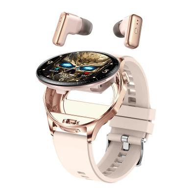 China 3 IN 1 Wireless Earphones Bluetooth Smart Watch TWS Build-in Earbuds 1.43'' T98 for sale