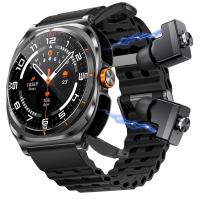 China New GT98 Ultra Smart Watch Men TWS Headset 2 In 1 NFC 1.53'' AMOLED Tracker Health for sale